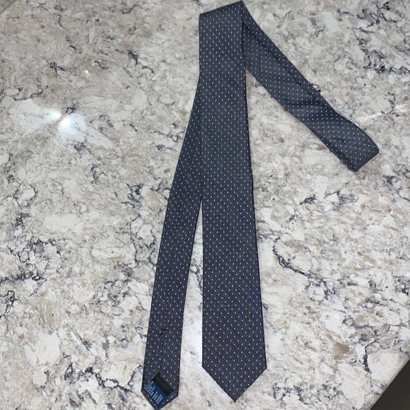14th & Union | Accessories | Mens Neutral Dark Blue Tie On Trend | Poshmark